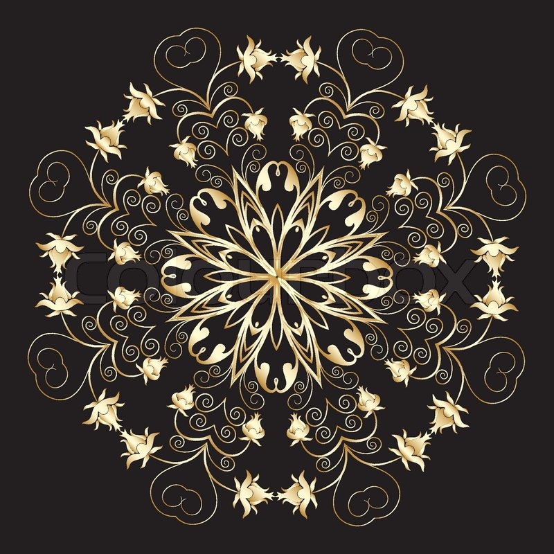 Ornamental floral design, vector ... | Stock vector | Colourbox