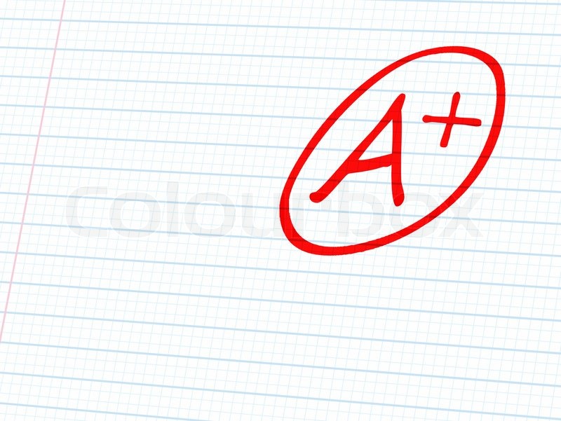 Passed the test close up for you | Stock image | Colourbox