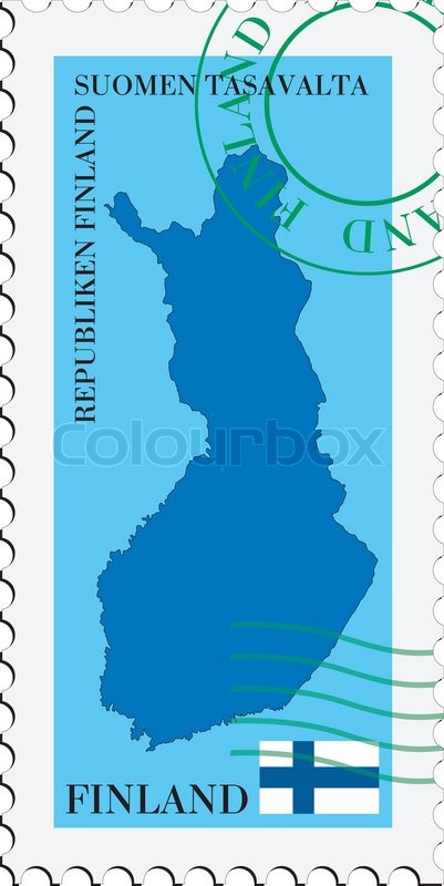 Mail to/from Finland | Stock vector | Colourbox