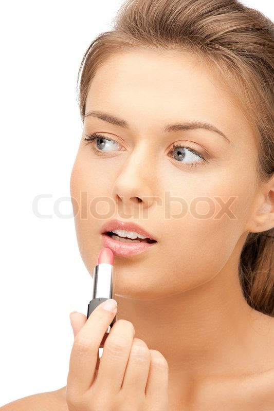 Closeup Porträt Bild der schönen Frau ... | Stock Bild | Colourbox