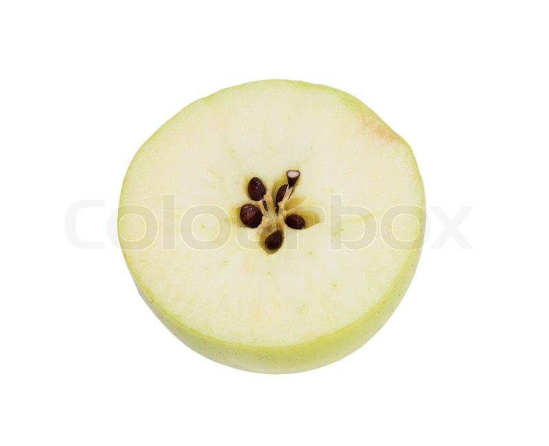 Apfel in Scheiben geschnitten auf einem ... | Stock Bild | Colourbox