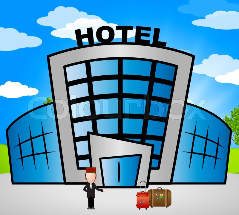 Hotel Lodging Showing Holiday ... | Stock image | Colourbox