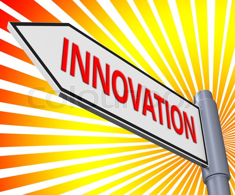 Innovation Road Sign Meaning ... | Stock image | Colourbox