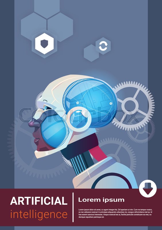 Artificial Intelligence Modern Robot ... | Stock vector | Colourbox