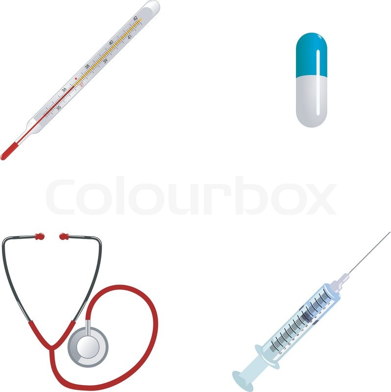Set of medical tools | Stock vector | Colourbox
