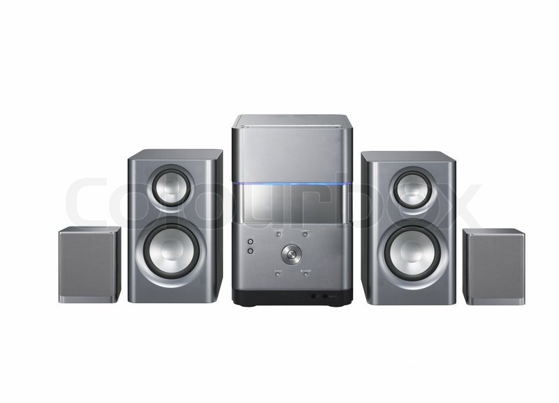 Gray music center | Stock image | Colourbox