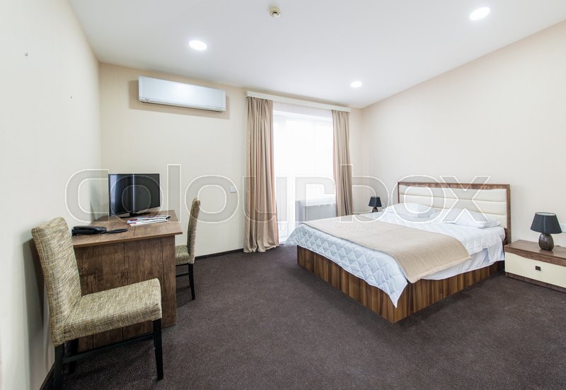 The double room in the hotel | Stock image | Colourbox