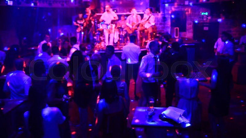 A party in a nightclub. Dancing crowd. ... | Stock video | Colourbox