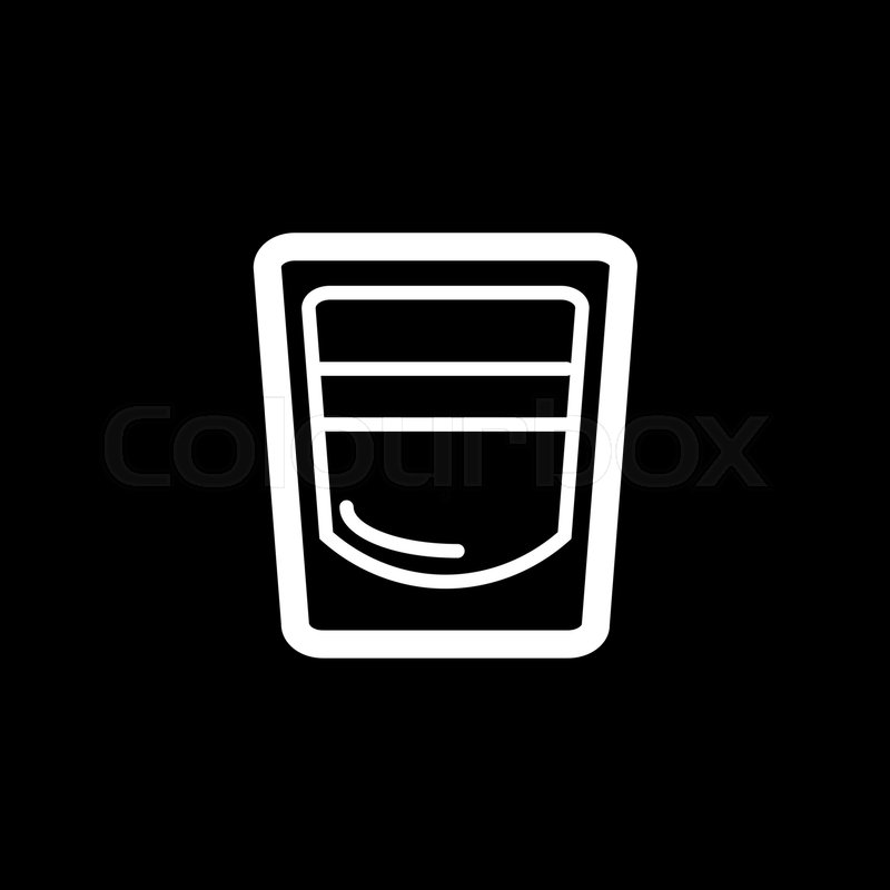 Shot glass icon vector. cocktail ... | Stock vector | Colourbox