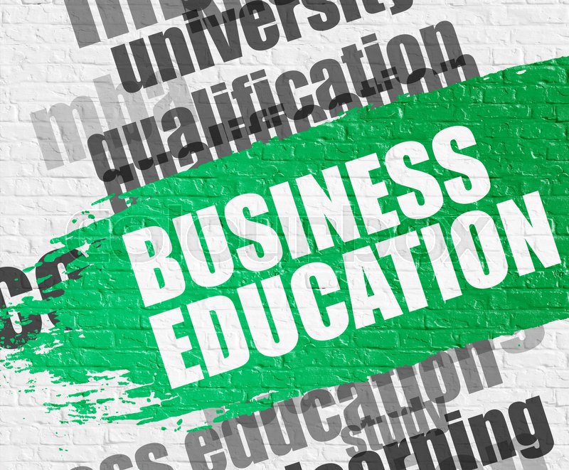 Education Concept: Business Education - ... | Stock image | Colourbox