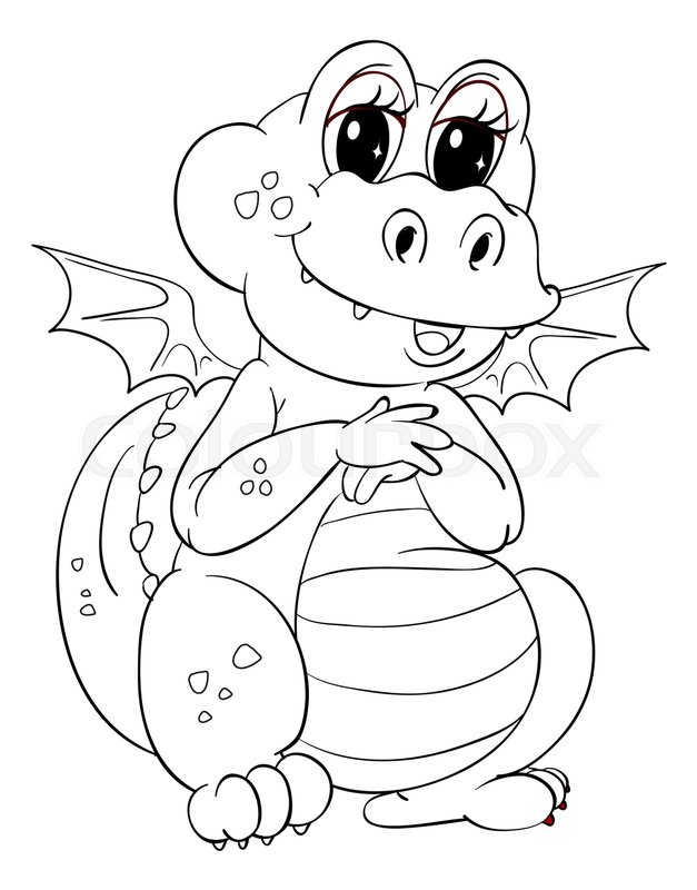 Dragon Outline