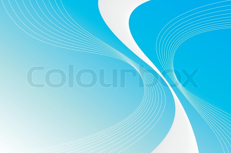 An abstract blue design with plenty of ... | Stock vector | Colourbox