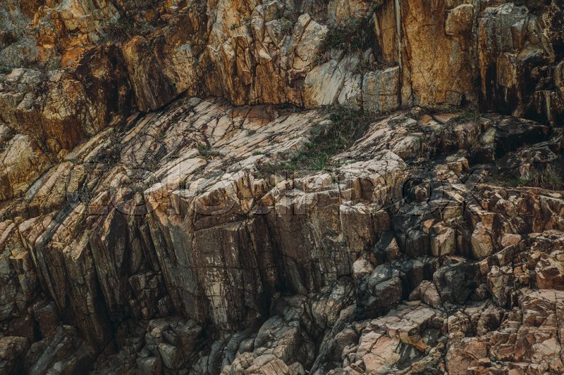 Stone crags mountain sharp cliff ... | Stock image | Colourbox