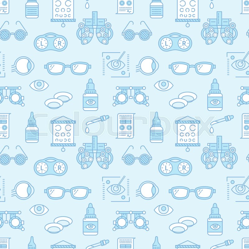 Ophthalmology, eyes health care ... | Stock vector | Colourbox