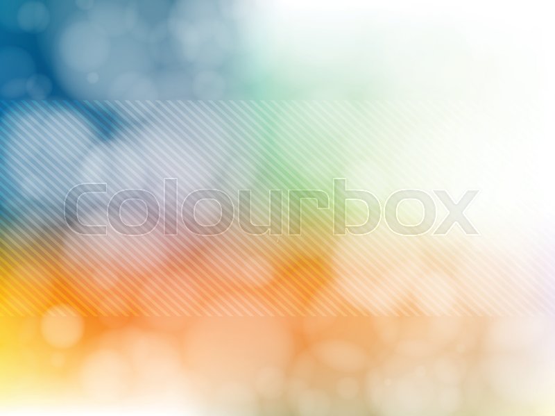 Defocused background with lights. ... | Stock vector | Colourbox