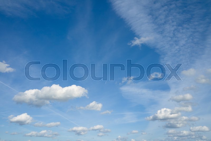 Beautiful sky with clouds. Heaven, ... | Stock image | Colourbox