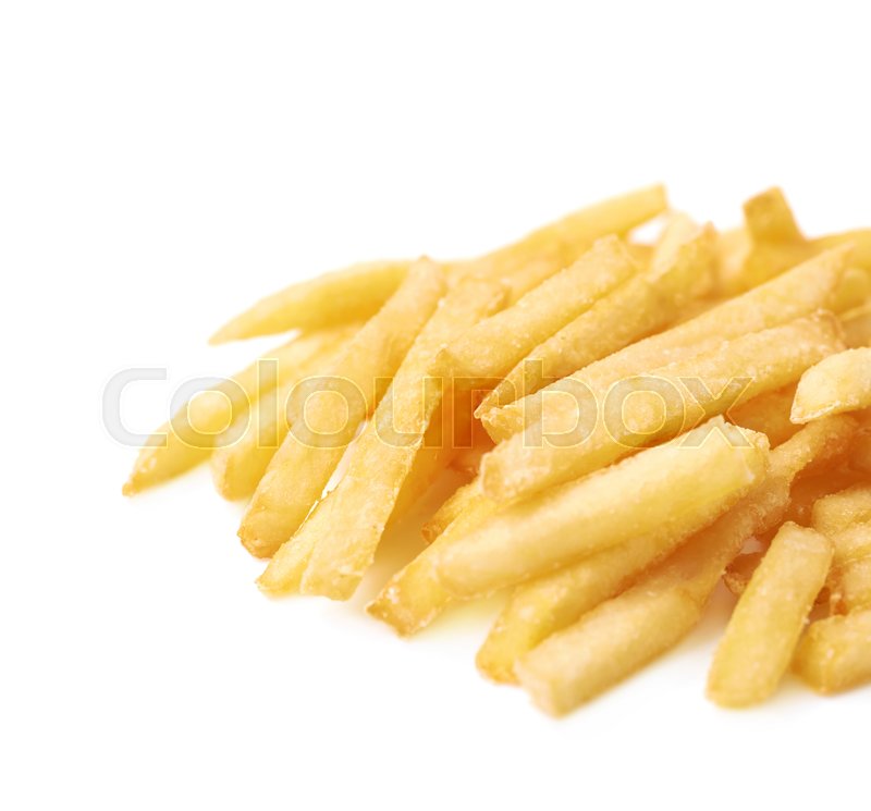 Pile of a potato french fries, close-up ... | Stock Photo | Colourbox