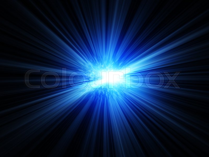 Abstract flash light on a dark ... | Stock image | Colourbox