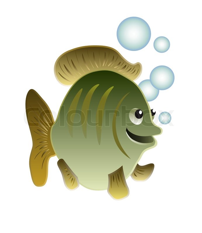 Funny fish | Stock Vector | Colourbox