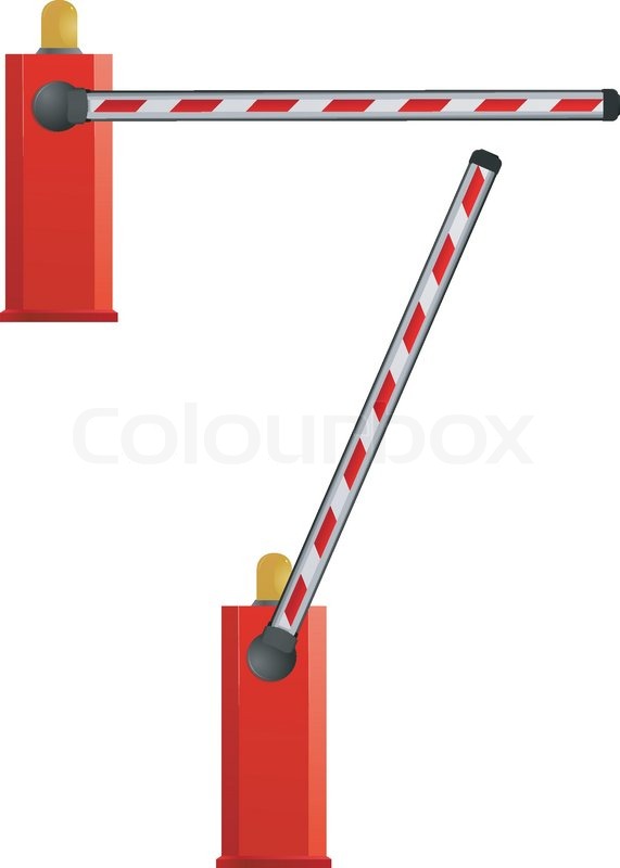 Vector barrier | Stock vector | Colourbox
