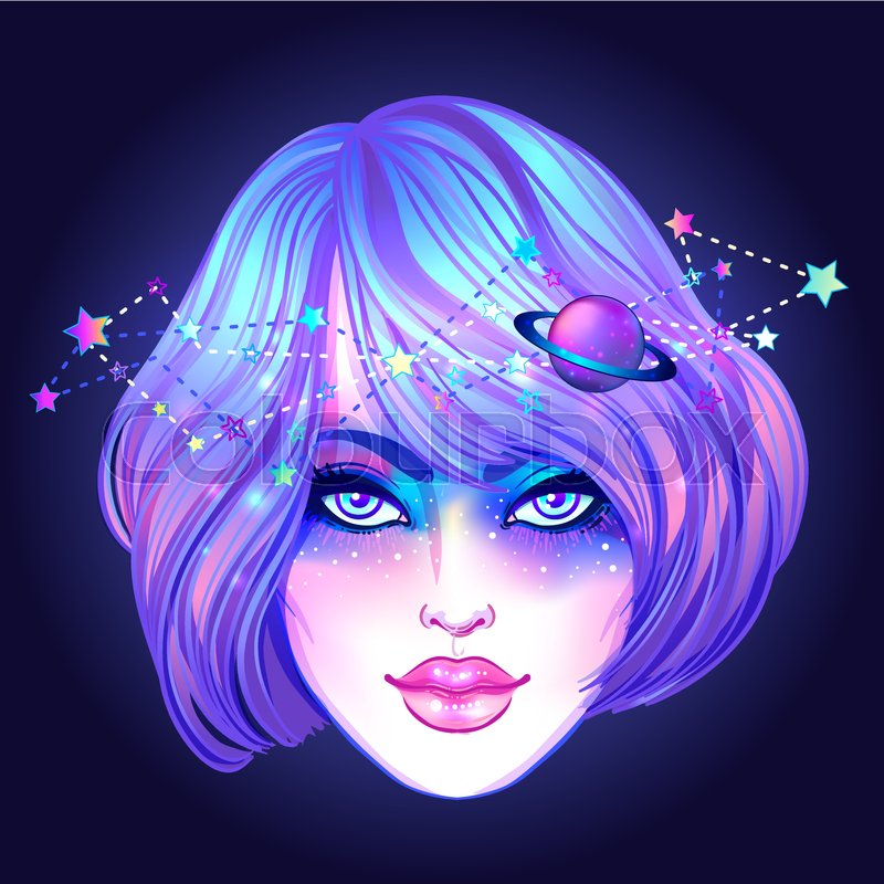 Pastel Goth Hair Purple