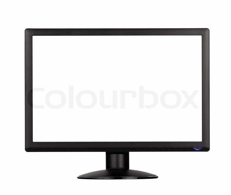 Professionelle Widescreen-Monitor mit ... | Stock Bild | Colourbox