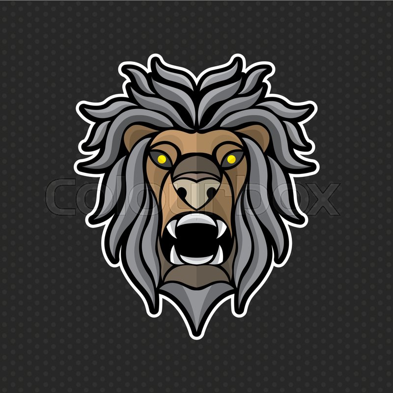 Löwe, mustervorlage, icon | Vektorgrafik | Colourbox