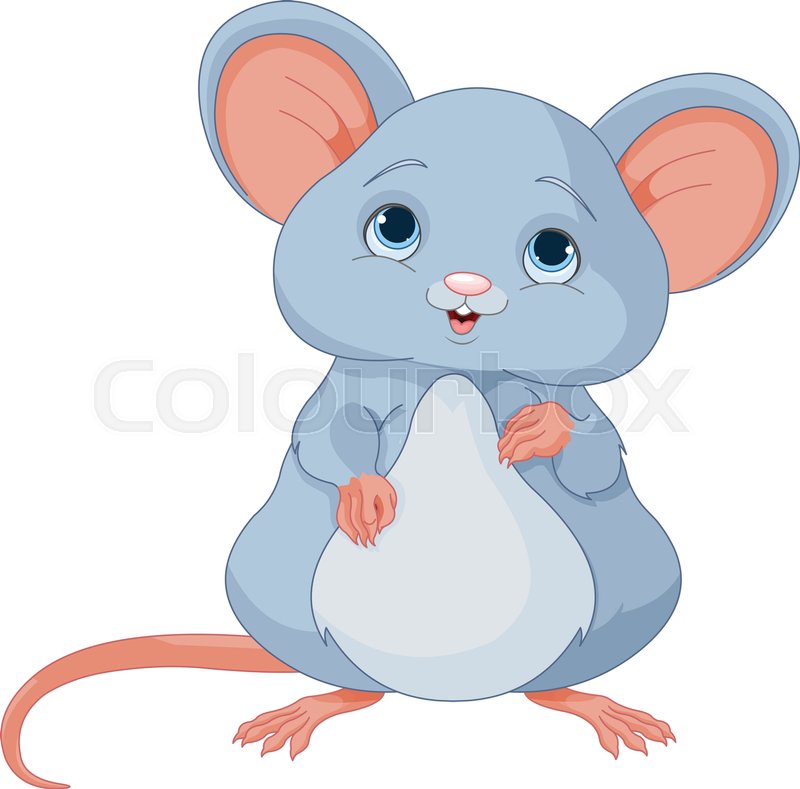 Illustration of cute mice | Stock vector | Colourbox