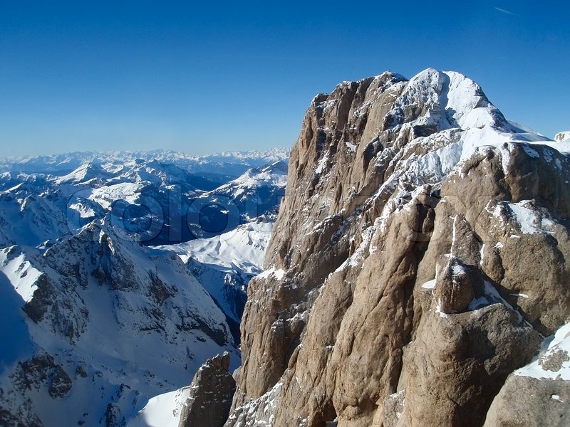 Cliff in the Italian Alps | Stock image | Colourbox