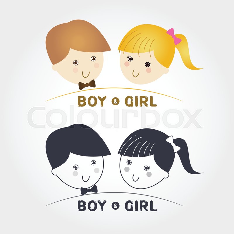 Kid icon kid symbol child icon child ... | Stock vector | Colourbox