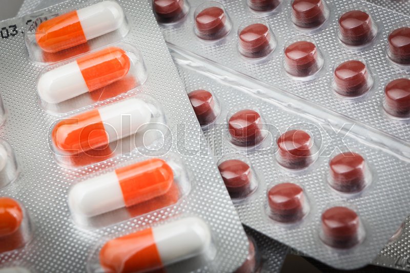 Packs of pills. | Stock image | Colourbox