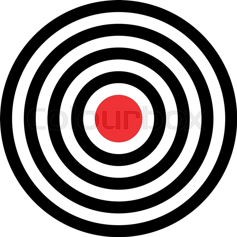 Target shooting range | Stock vector | Colourbox