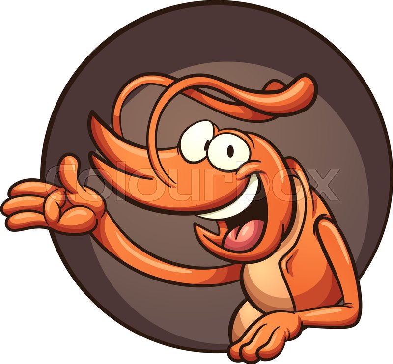 Shrimp Cartoon Clip Art