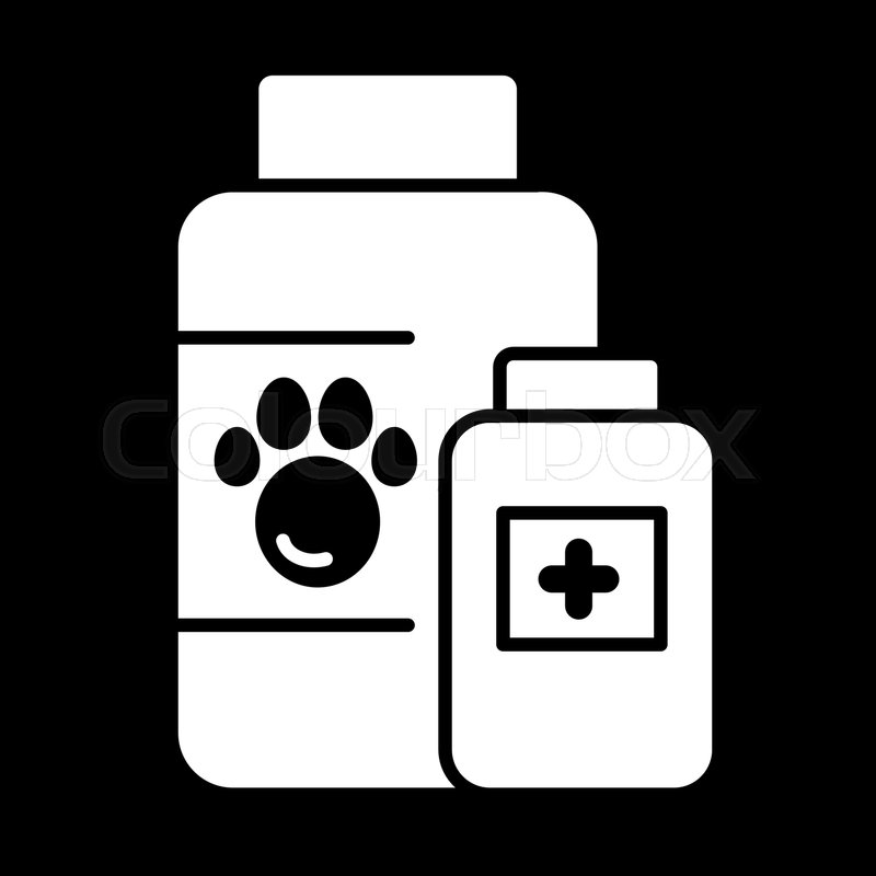 The pet medicines sign simple vector ... | Stock vector | Colourbox