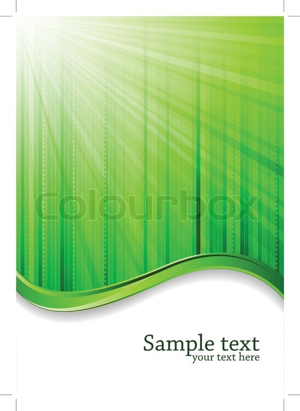 Vector green background clip-art | Stock vector | Colourbox