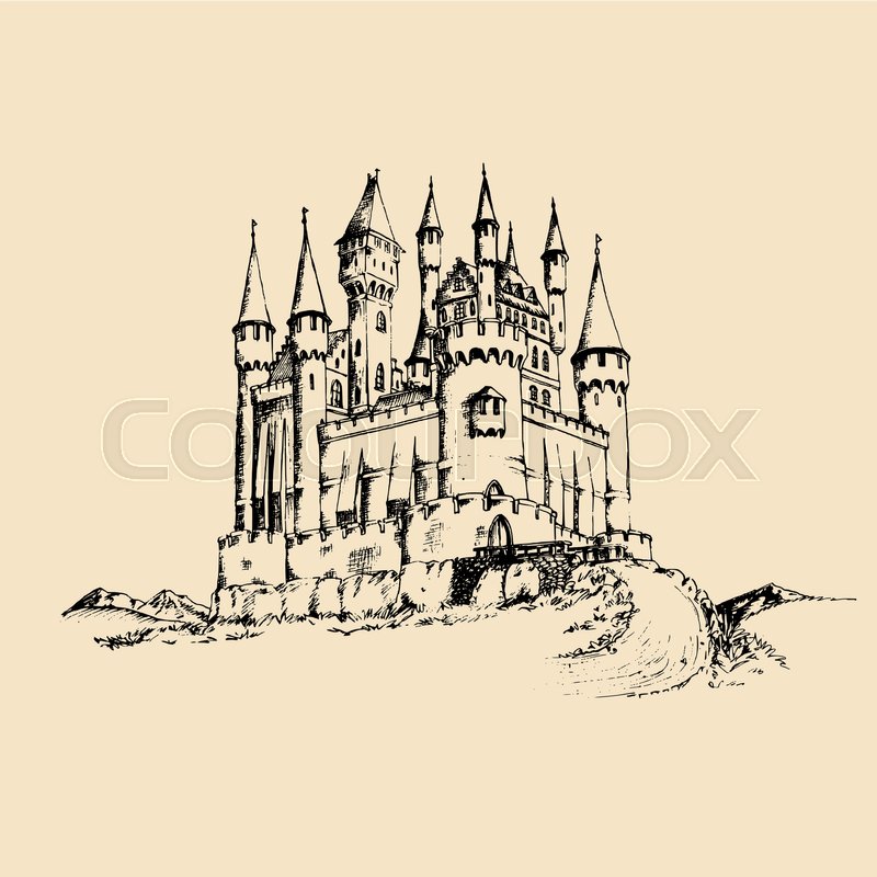Gothic Castles Drawings