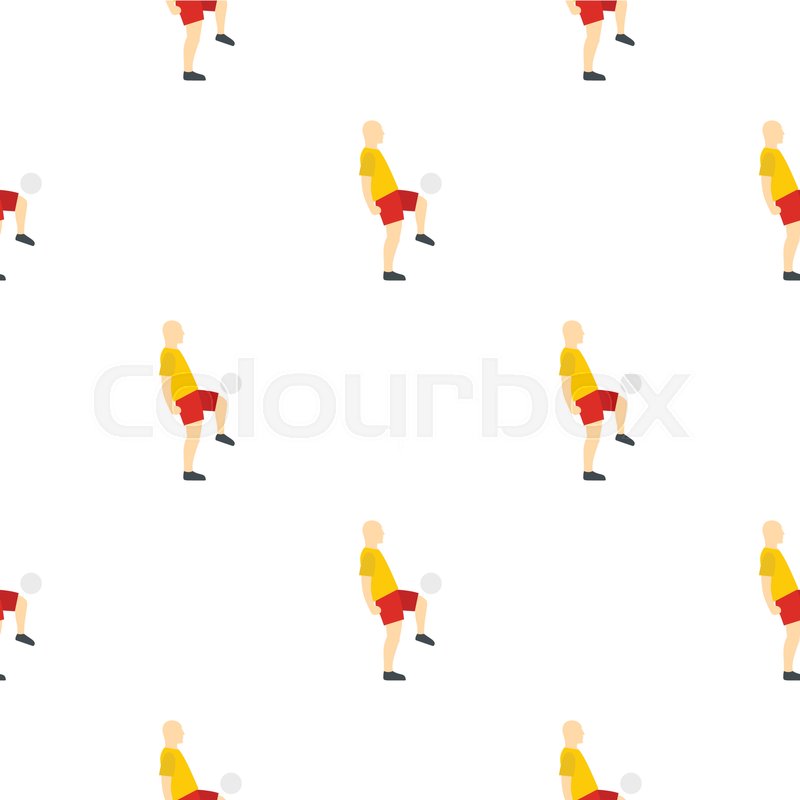 Soccer player pattern seamless ... | Stock vector | Colourbox