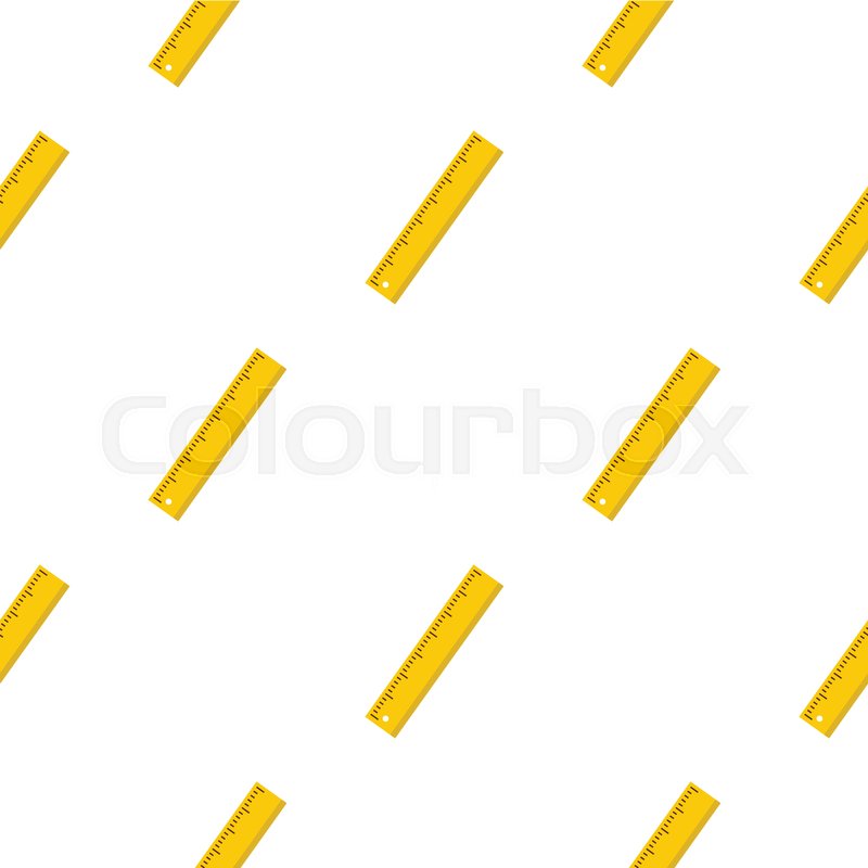 Yellow ruler pattern seamless for any ... | Stock vector | Colourbox