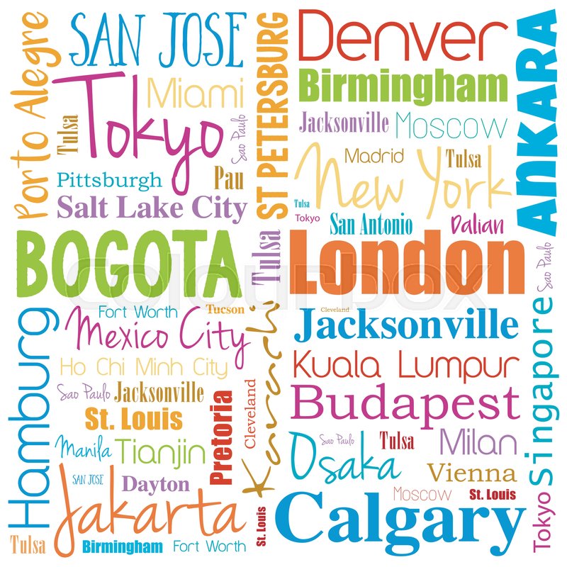 Cities Of The World Collage