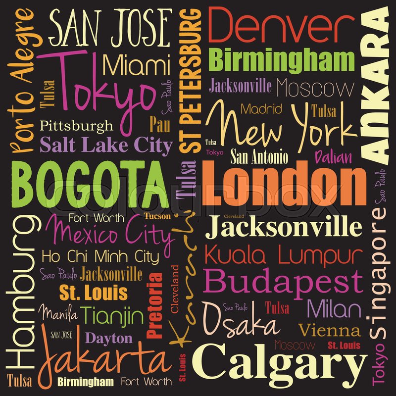 Cities Of The World Collage