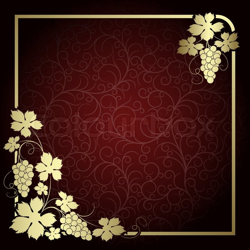Claret background with | Stock vector | Colourbox
