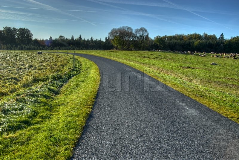 Landstraße | Stock Bild | Colourbox