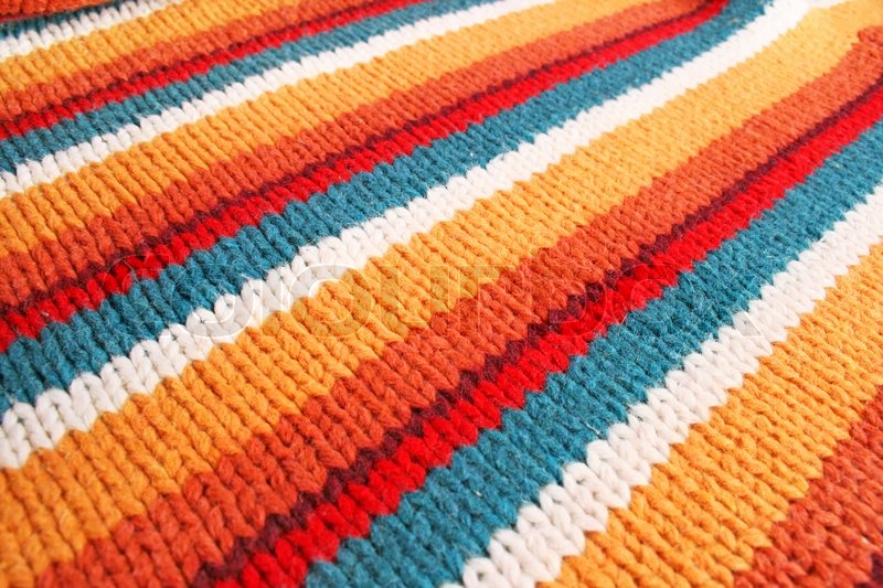 Colorful knitwear as a background. | Stock image | Colourbox