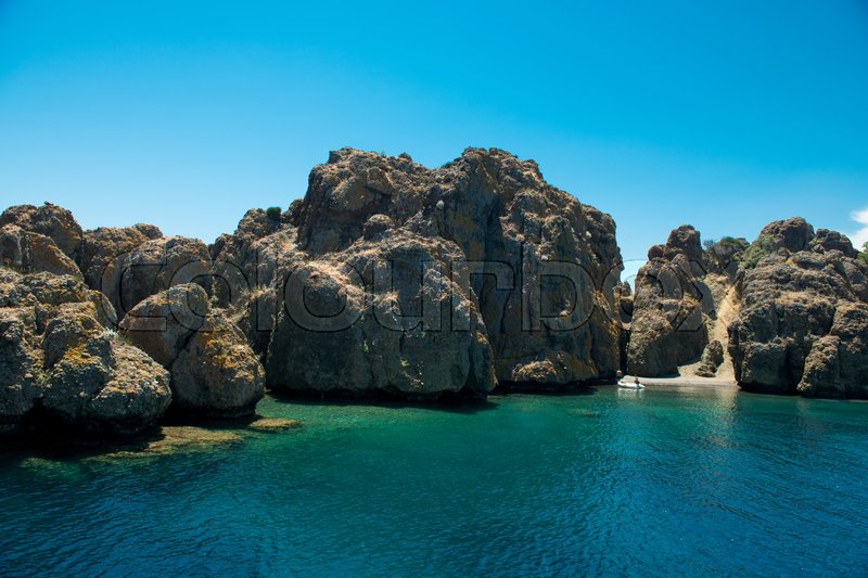 Landscape of the Aegean coast | Stock image | Colourbox