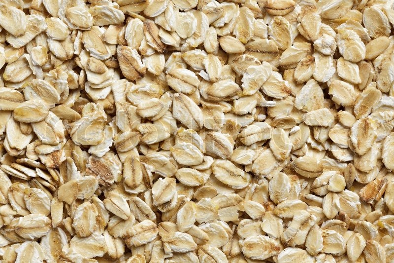 Photo shot of oatmeal background | Stock image | Colourbox