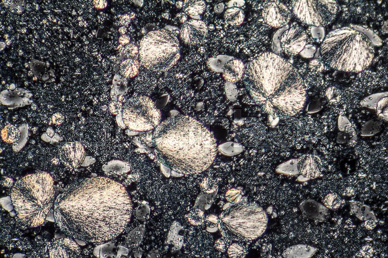 Macro shot of microcrystals from a ... | Stock image | Colourbox