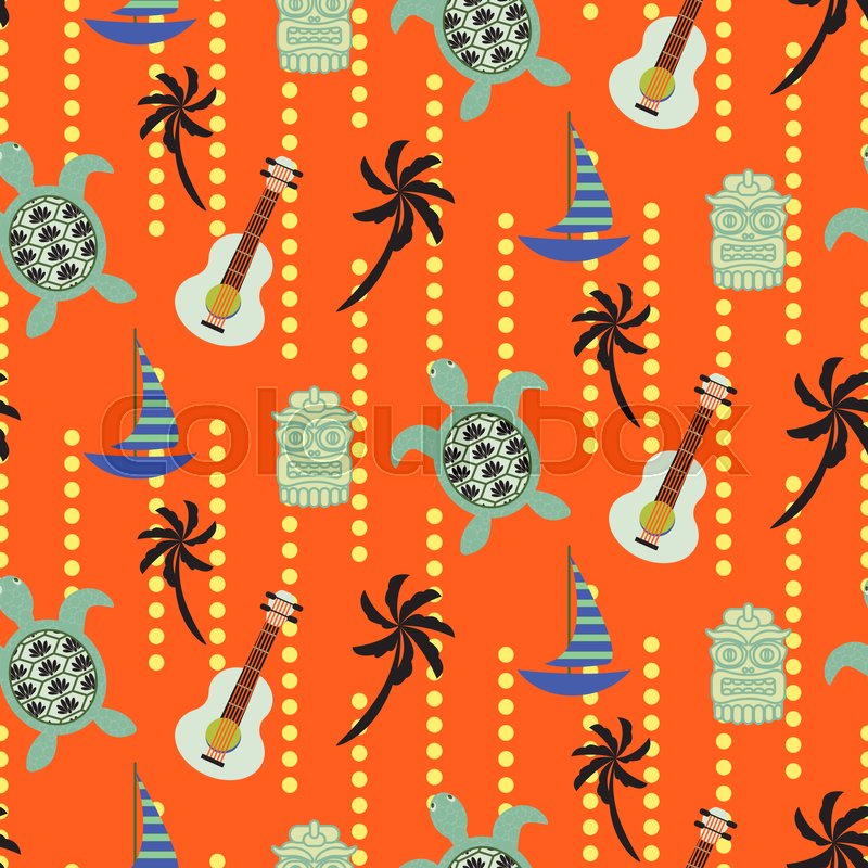 Beach Vector Pattern