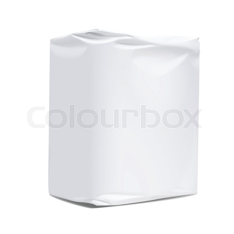 Paper packaging of goods. Template ... | Stock vector | Colourbox