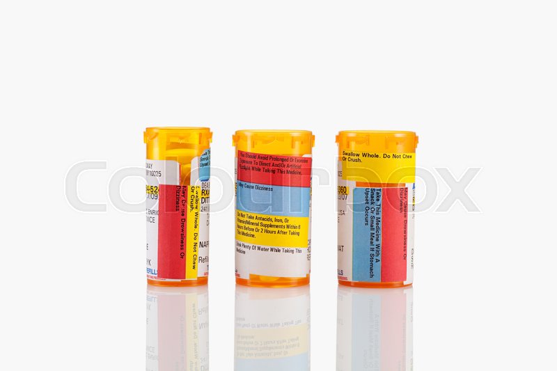 Pill containers | Stock image | Colourbox