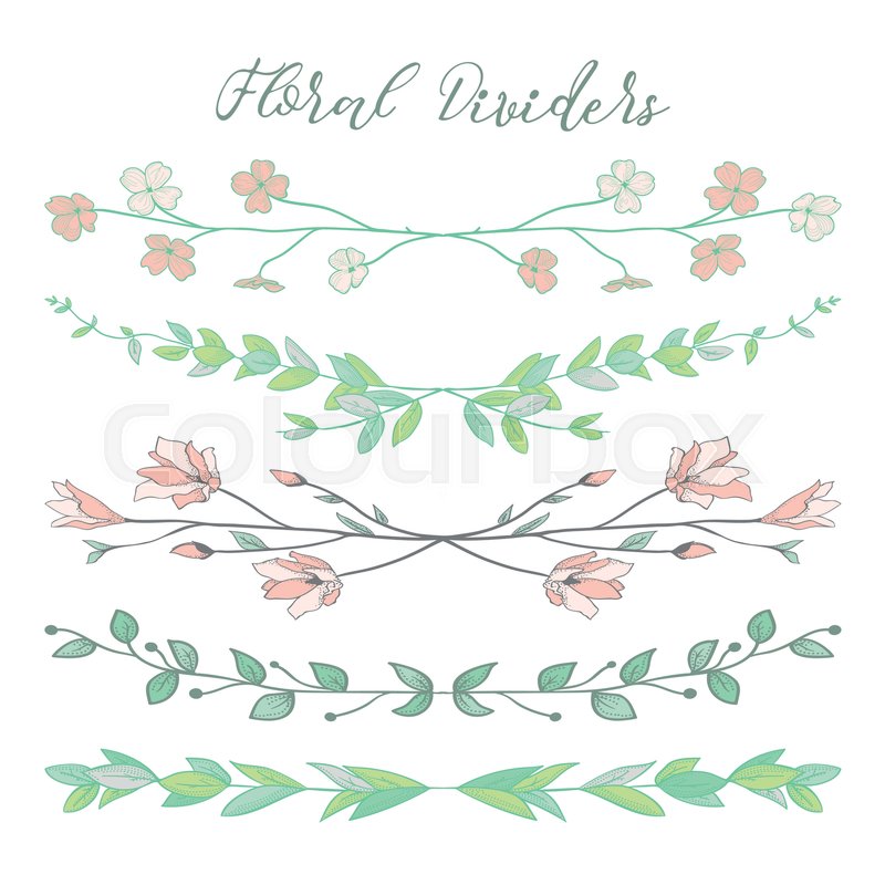 Spring Flower Divider